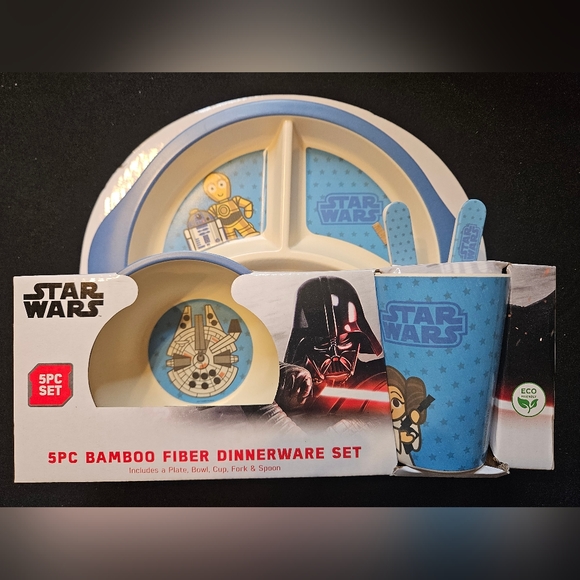 Best Brands | Dining | Star Wars Luke Leia R2d2 Chewbacca Dinnerware ...